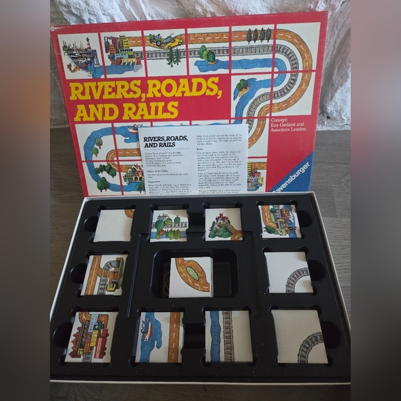 Ravensburger | Toys | Ravensburger Rivers Roads And Rails Game With ...